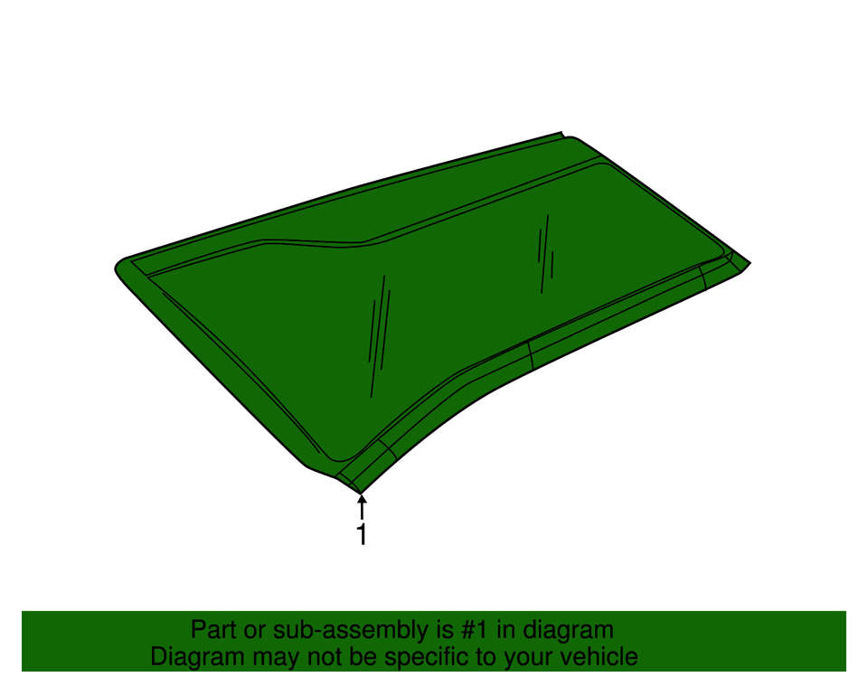 Genuine GM Quarter Glass 84975936 | eBay