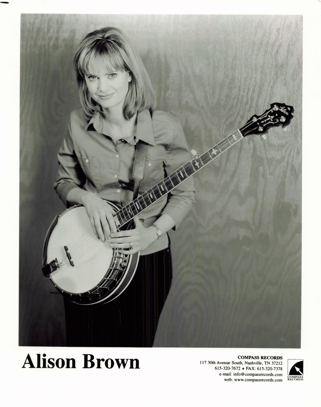 Alison Brown VINTAGE Original 8x10 Press Photo | eBay