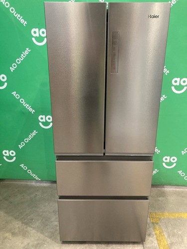 Haier American Fridge Freezer Total No Frost Platinum Inox HFR3718ENMM ...