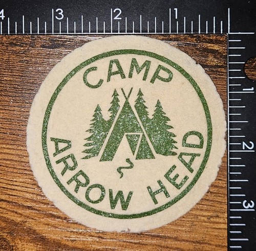 Vintage Boy Scout Camp Arrow Head Felt BSA Patch | eBay