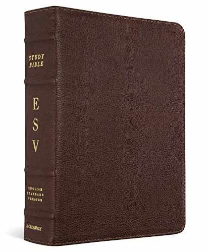 ESV Study Bible (Cowhide, Deep Brown) - Leather Bound, by ESV Bibles ...