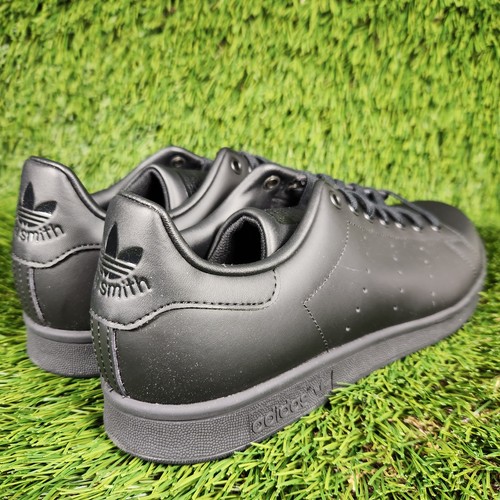 Adidas Men's Originals Stan Smith Triple Black Mens Sneakers M20327 New ...