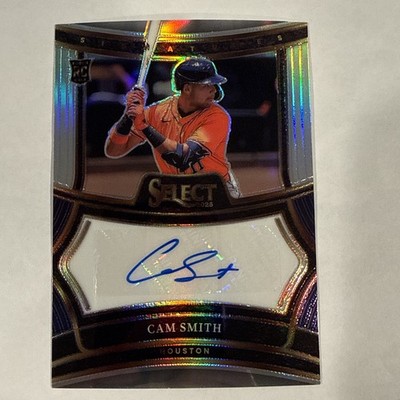 2025 Panini Select Baseball Cam Smith Rookie Signatures Silver Prizm ...