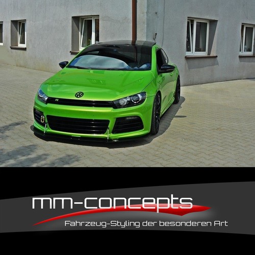 CUP Spoilerlippe TIE BARS für VW Scirocco R Frontspoiler Spoilerschwert ...
