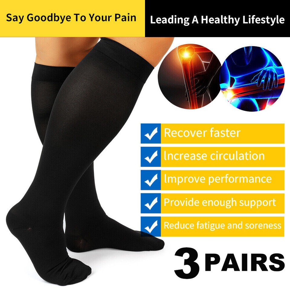 3x Neuropathy Socks For Women Men,Super Soothe Relief Compression ...