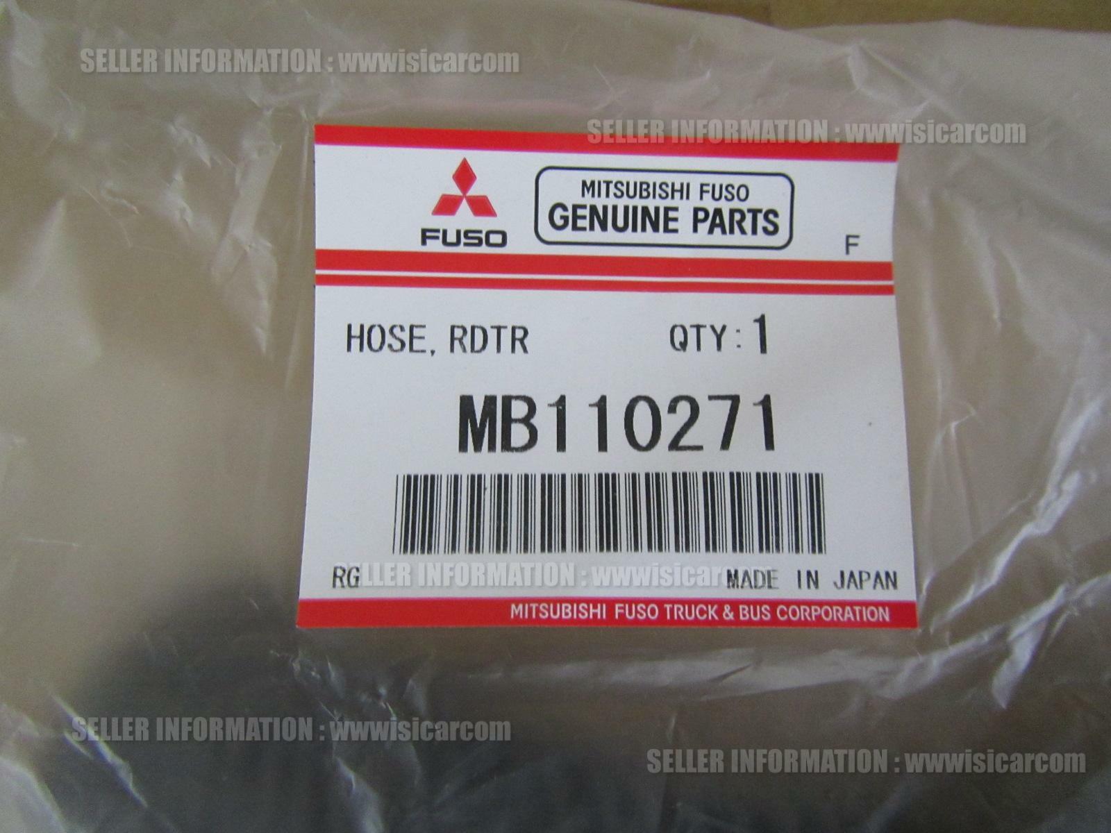 MITSUBISHI CANTER FE435F HOSE, RADIATOR, LOWER MB110271 truck spares ...