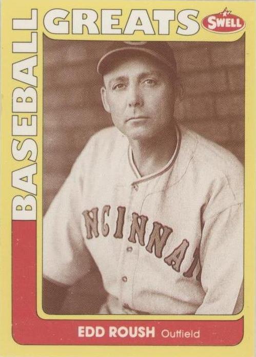 1991 Swell Baseball Greats - Edd Roush #134 for sale online | eBay