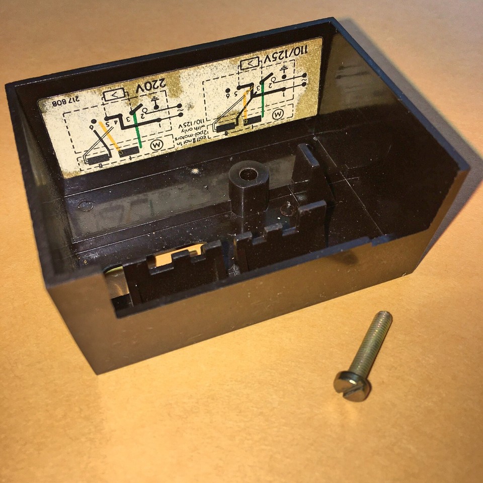 Genuine DUAL 1219 Turntable Bakelite Electrical Box Cover with Screw | eBay