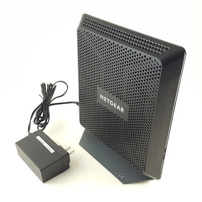 NETGEAR Nighthawk Dual Band AC1900 Cable Modem Router - Black (C6900 ...
