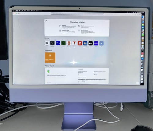 Apple 24 Inch 2023 iMac 3.2 GHz Apple M3 256GB SSD 8GB RAM 8-Core GPU ...