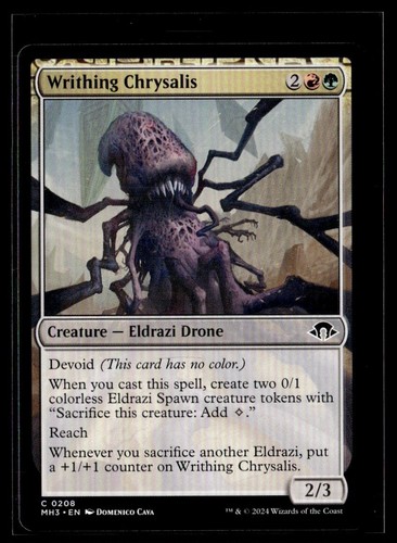 2024 MTG MH3 Writhing Chrysalis C Creature #208 | eBay