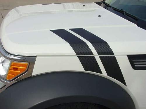NITRO - Hood Bar Hash Vinyl Stripes Graphics Decals 3M for 2007-2012 ...