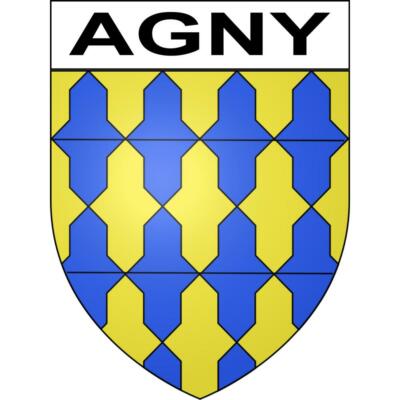 Agny 62 ville sticker blason écusson autocollant adhésif | eBay