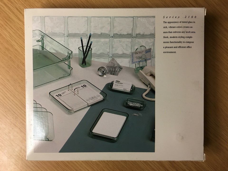 eldon® Calendar Holder for Book-Style Calendar (Crystal Blue) Old Stock ...