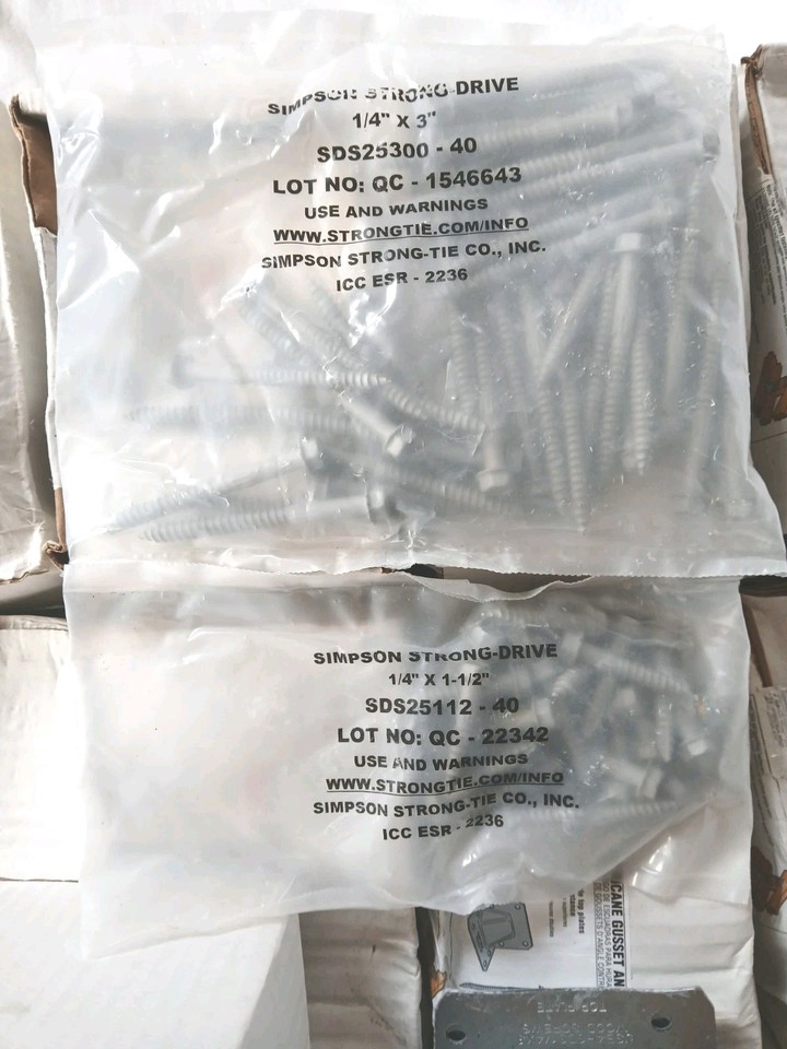 Simpson HGA10KT Hurricane Gusset Angle Kit Truss To Top Plate Framing 3 ...