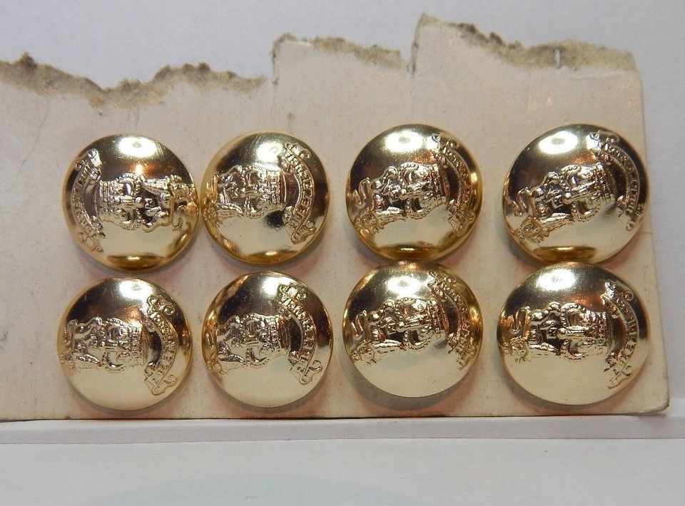 8 x Royal Army pay Corps tunic Buttons Queens Crown 18mm | eBay UK