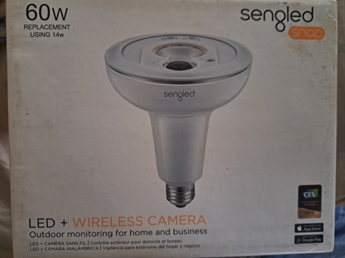 LED + Wireless Camera Sengled Outdoor Home Business Monitoring Motion ...