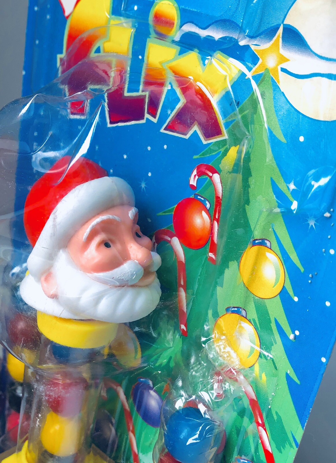Vintage 1998 Flix SANTA Mini Bubble Gum Machine 6” Candy Container ...