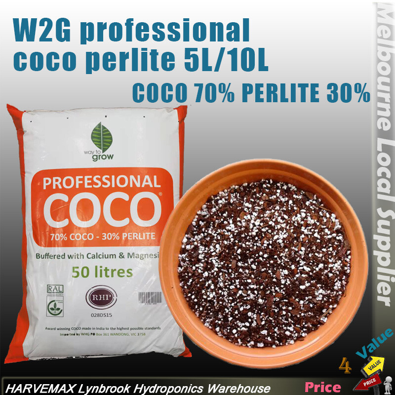 W2G Professional COCO Perlite 70/30 Mix Grow Media 5L/10L | eBay