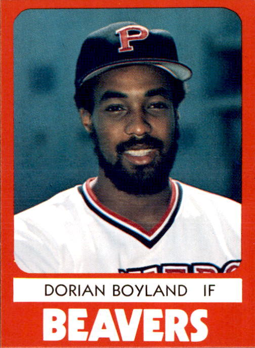 1980 Portland Beavers TCMA #2 Dorian Boyland University Wisconsin ...