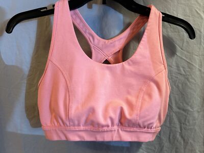 Tek Gear Women’s Size Medium Pink Racerback High Impact Sports Bra | eBay