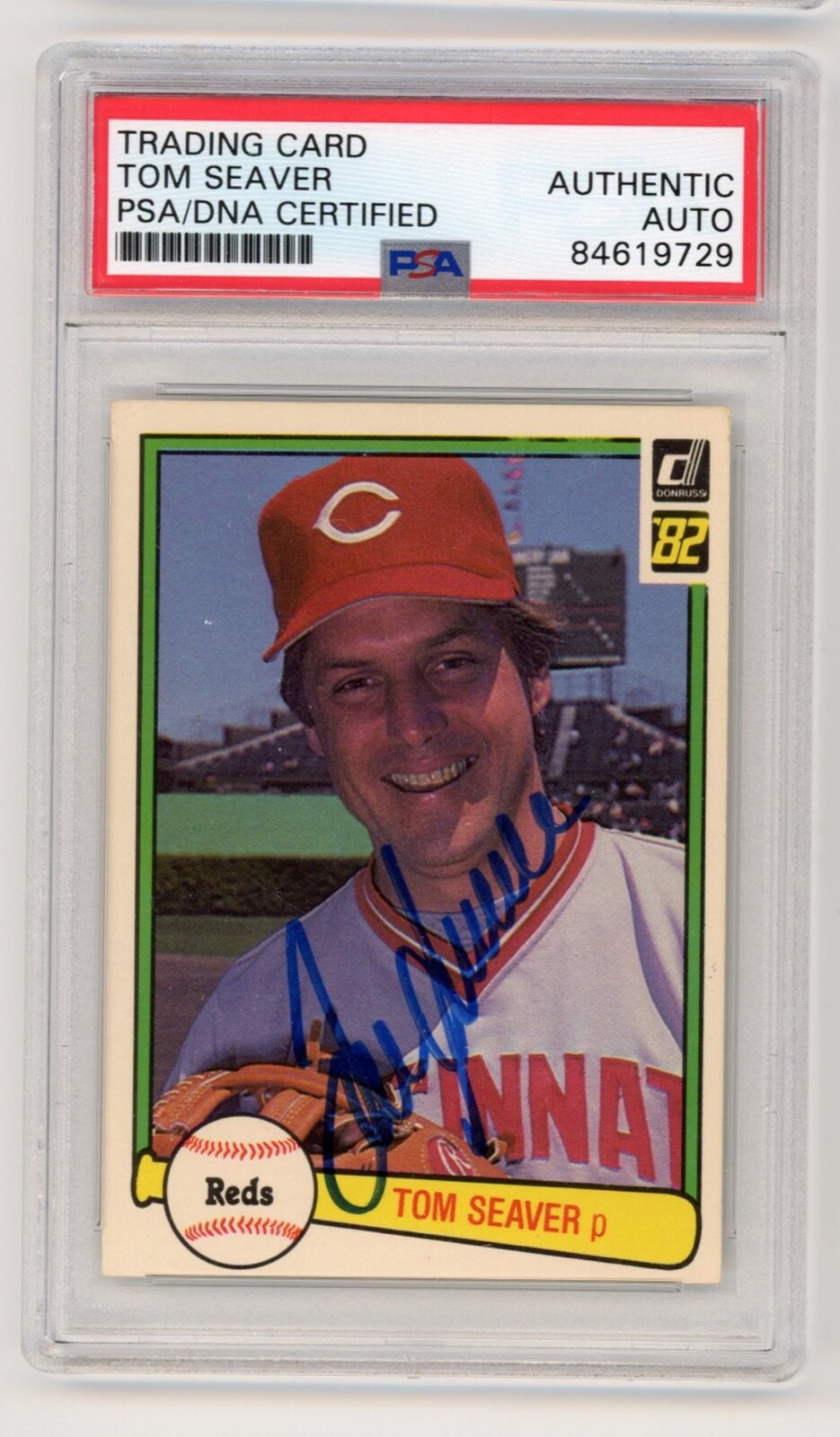 1982 Donruss Tom Seaver Signed Card #148 autographed PSA DNA Auto HOF ...