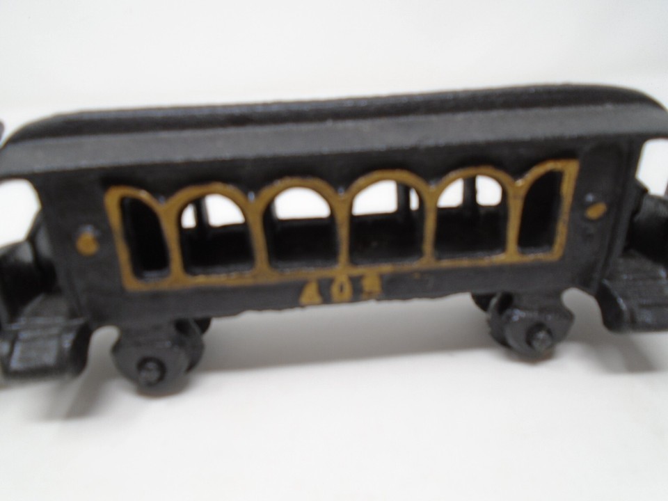 MSR Cast Iron Coal Train Set #40 Engine #403 Passenger #404 Caboose | eBay