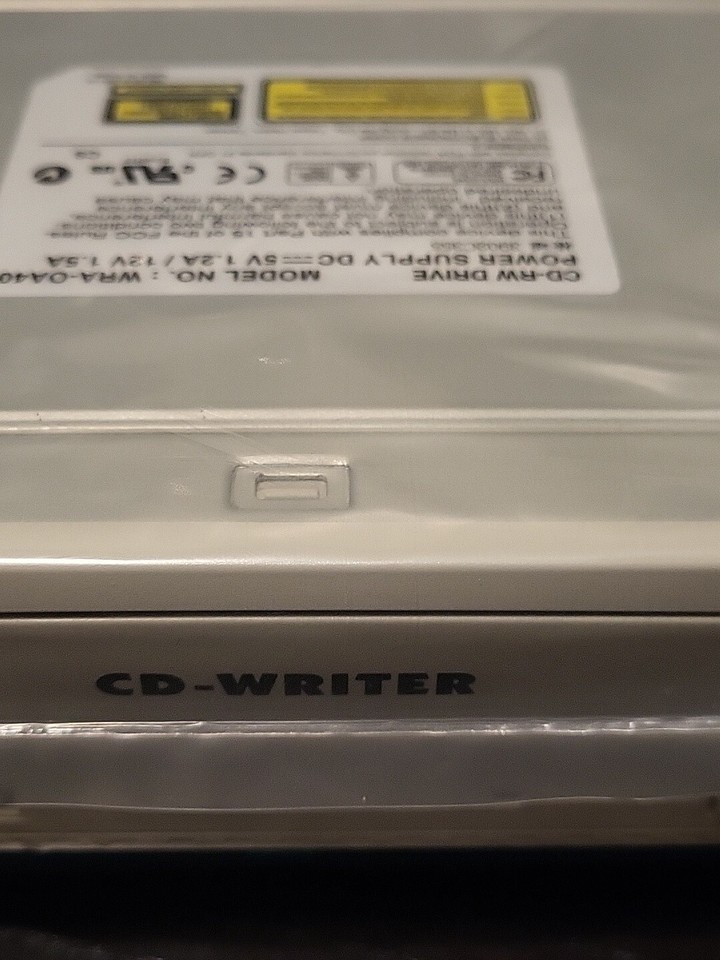 Just Link CD-RW Drive 5VDC 1.5A 12VDC 1.5A, Just Link CD Writer CD-RW ...