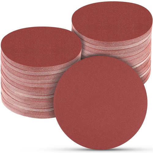 100 PCS 6 Inch Sanding Discs 180 Grit, 6 Hole Hook and Loop Sandpaper ...