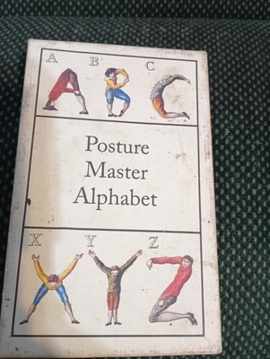 POSTURE MASTER ALPHABET Cards COMPLETE SET Colonial Williamsburg ...