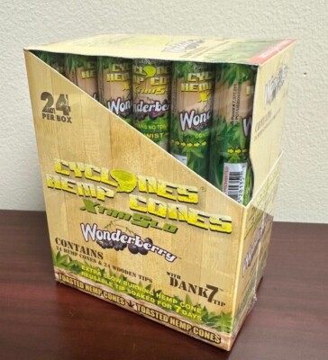 CYCLONE CONES XTRASLO~WONDERBERRY W/TIPS~24ct~FULL BOX~NEW | eBay