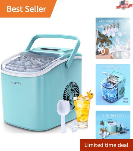 Self-Cleaning Countertop Ice Maker with Infrared Sensors - Two Ice ...