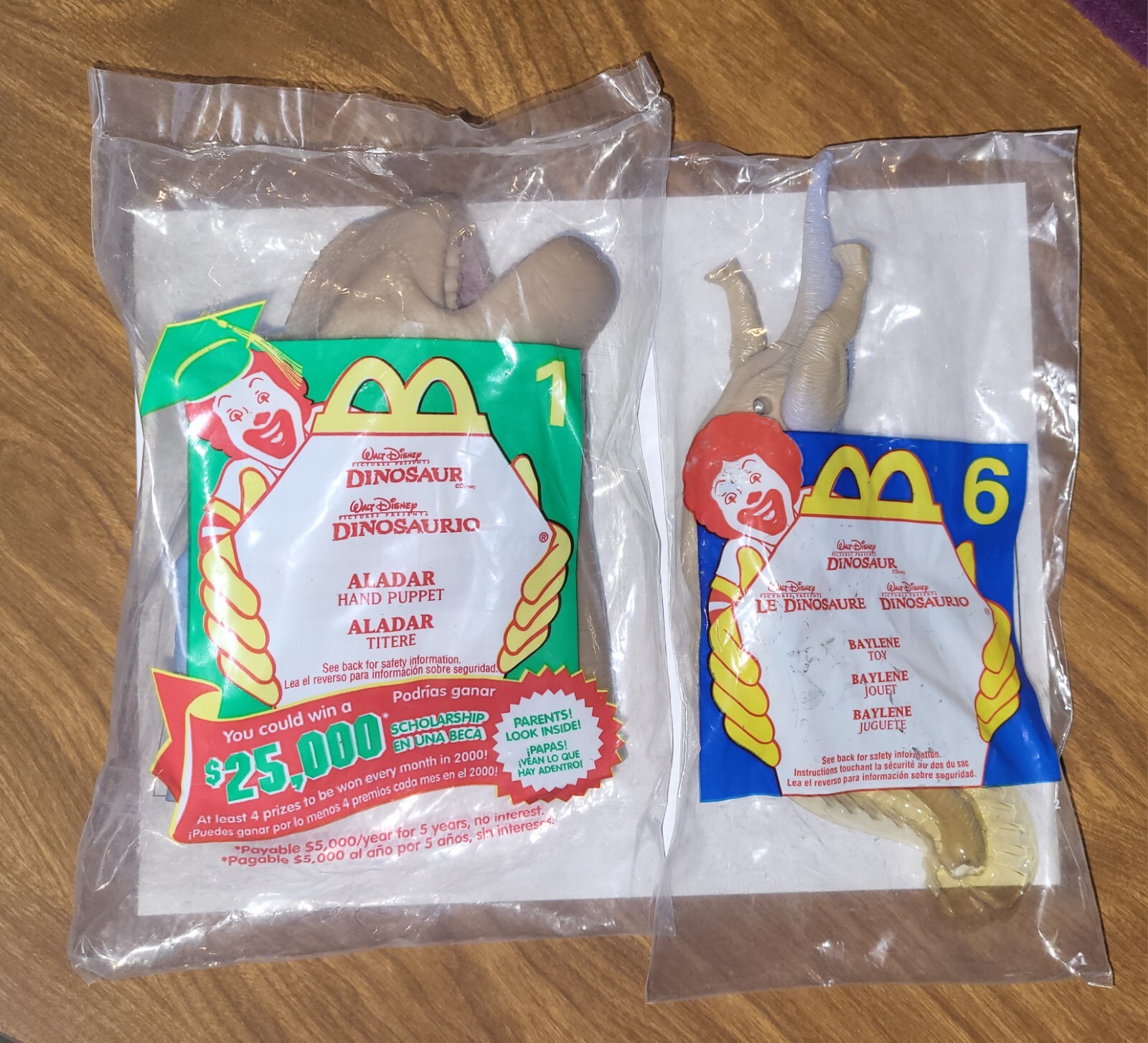 Disney Characters, Happy Meal Toys, Disney's Dinosaur, Aladar, Baylene ...