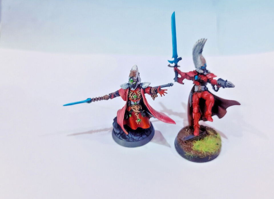 PAINT WINGED AUTARCH / FARSEER AELDARI WARHAMMER 40K PAINTED | eBay