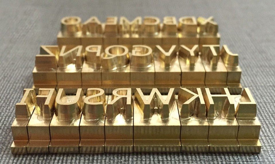 Custom Leather Stamp Alphabet Letters Set Brass Iron Letters Leather ...