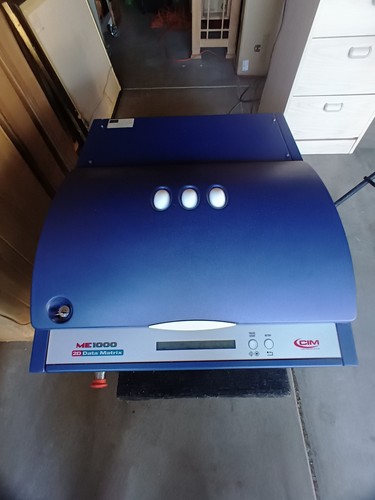 CIM ME1000 2D DataMatrix Metal Plate Embosser Machine - Year 2013 ...