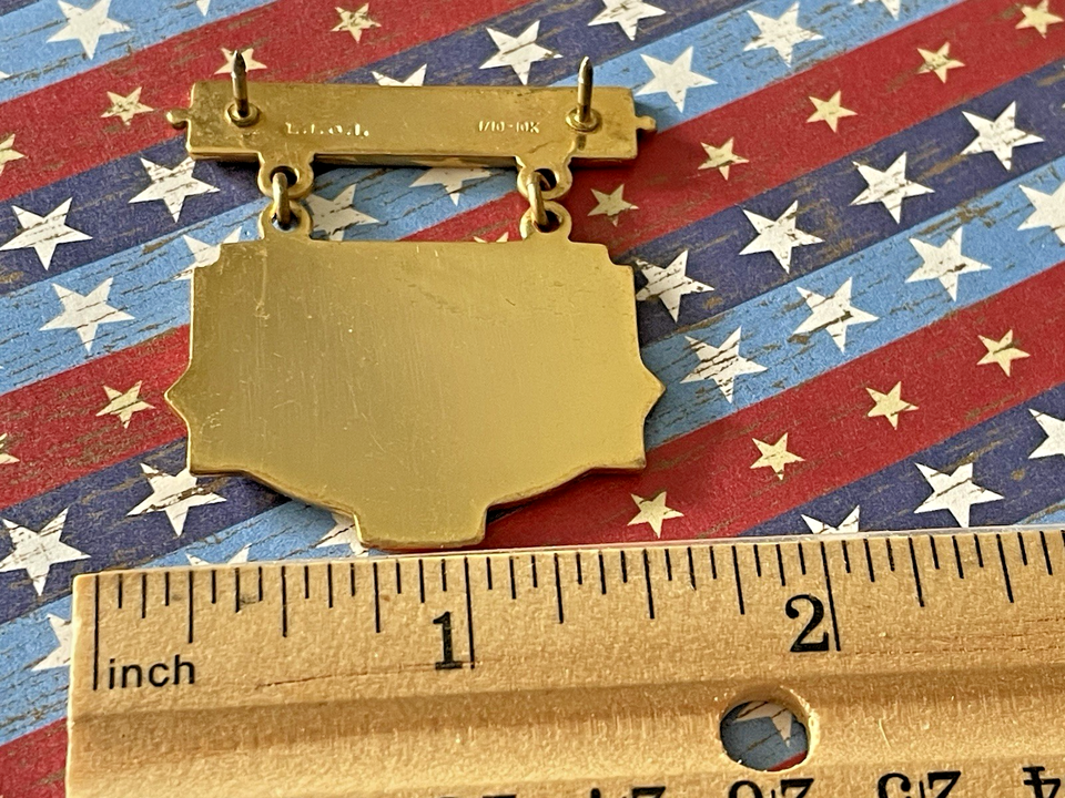 RARE VINTAGE USMC INTER DIVISION 10K GOLD RIFLE SHOOTING EIC ...