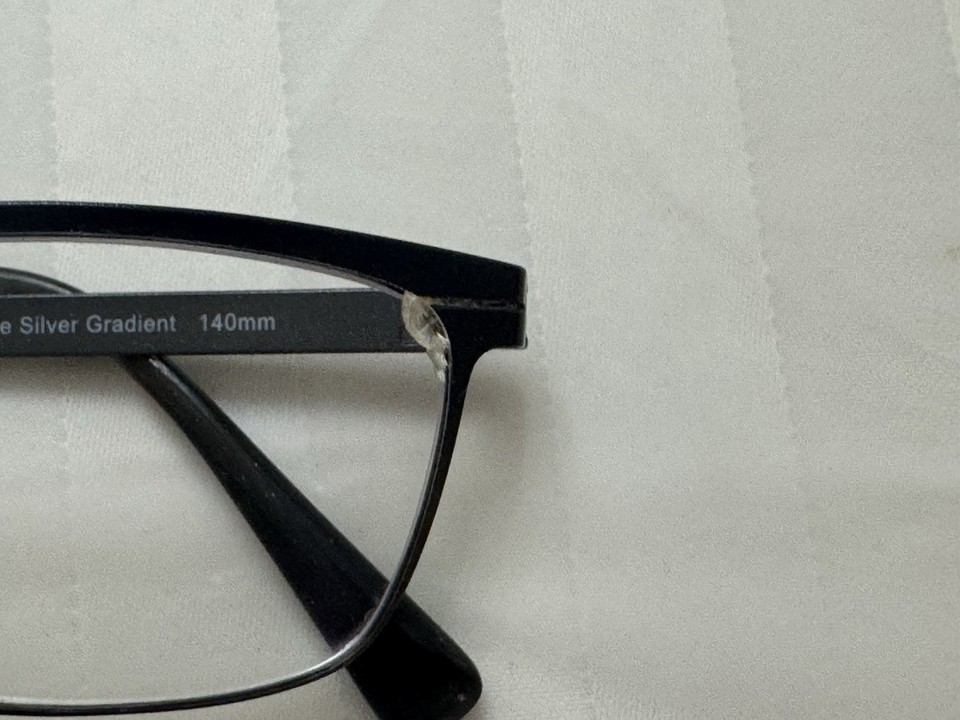Zero G Titanium Downtown Navy Blue-Antique Silver Gradient Glasses ...