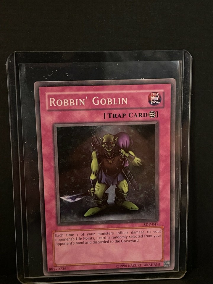 Yugioh Robbin Goblin MRD-135 Metal Raiders Near Mint Pack Fresh Rare ...