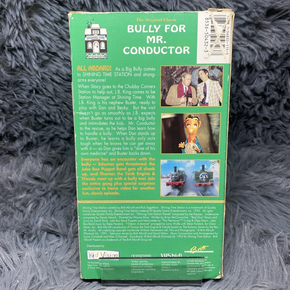 Shining Time Station Vol 3 Bully for Mr. Conductor VHS 1993 Thomas ...