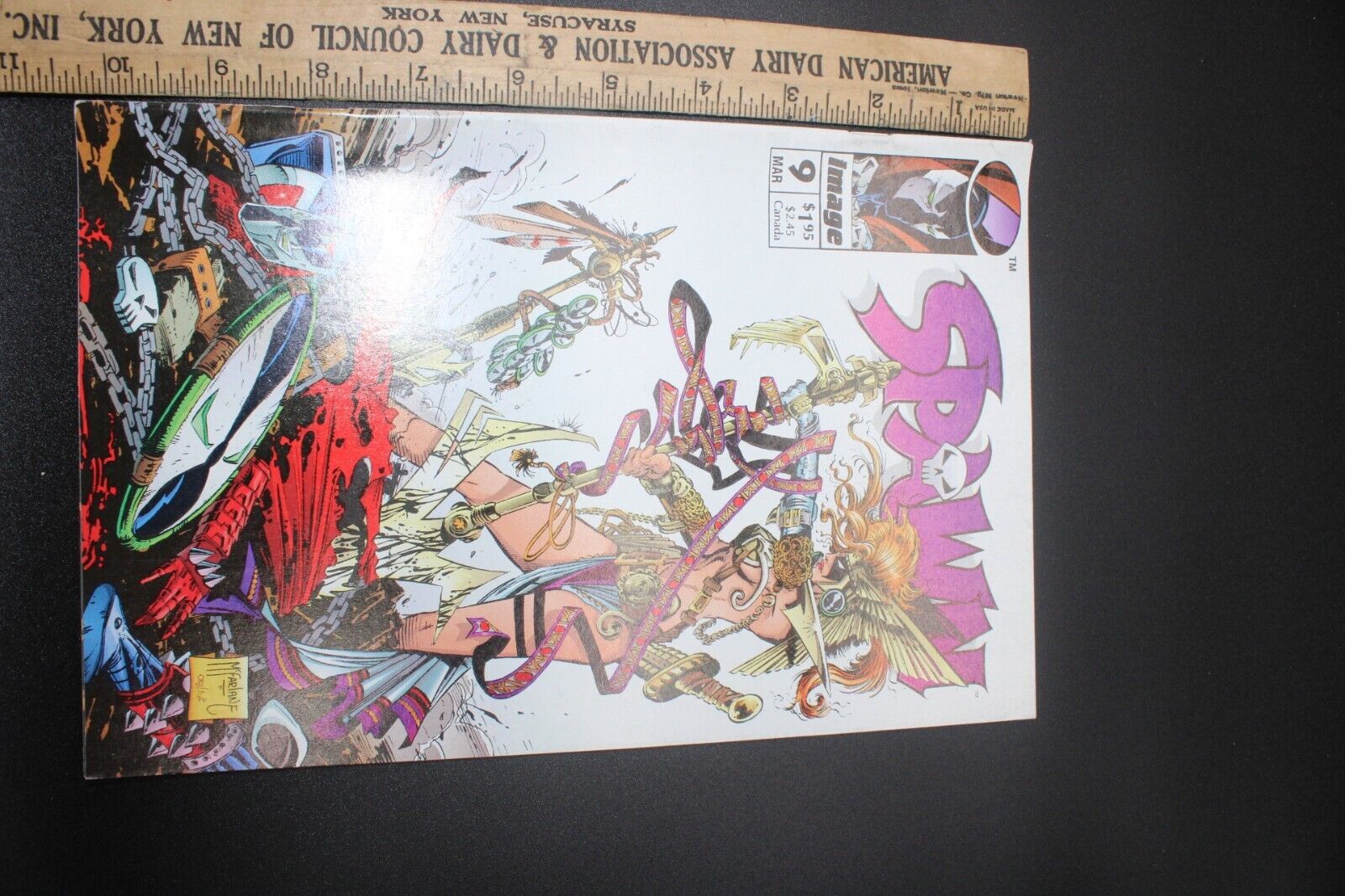 SPAWN #9 KEY 1ST APP OF ANGELA NEIL GAIMAN STORY TODD McFARLANE ART F9B | eBay