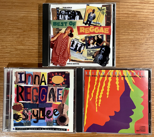 REGGAE CD Lot of 3 Bob Marley Ziggy Peter Tosh Jimmy Cliff Maxi Priest ...