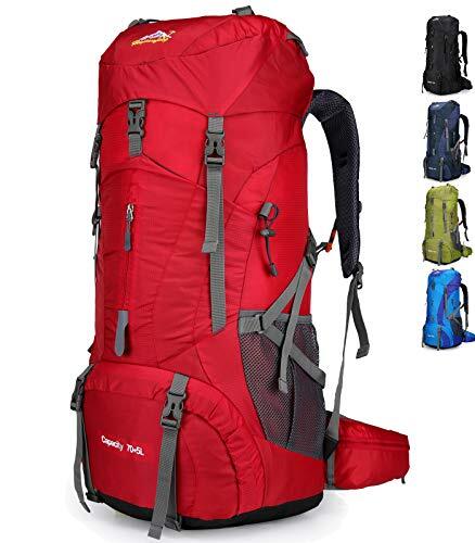 70L Large Backpack Camping Trekking Hiking Travel Rucksack for Women ...