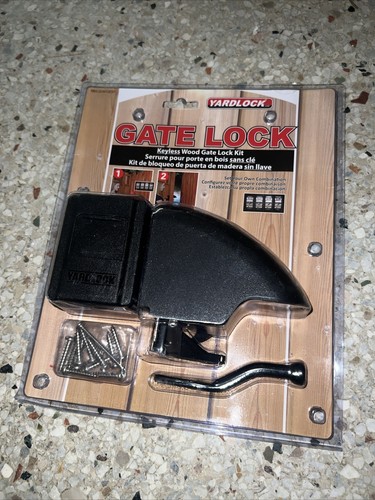 YARDLOCK Keyless Gate Lock Secure Gate Lock Wood Kit Combination Lock ...