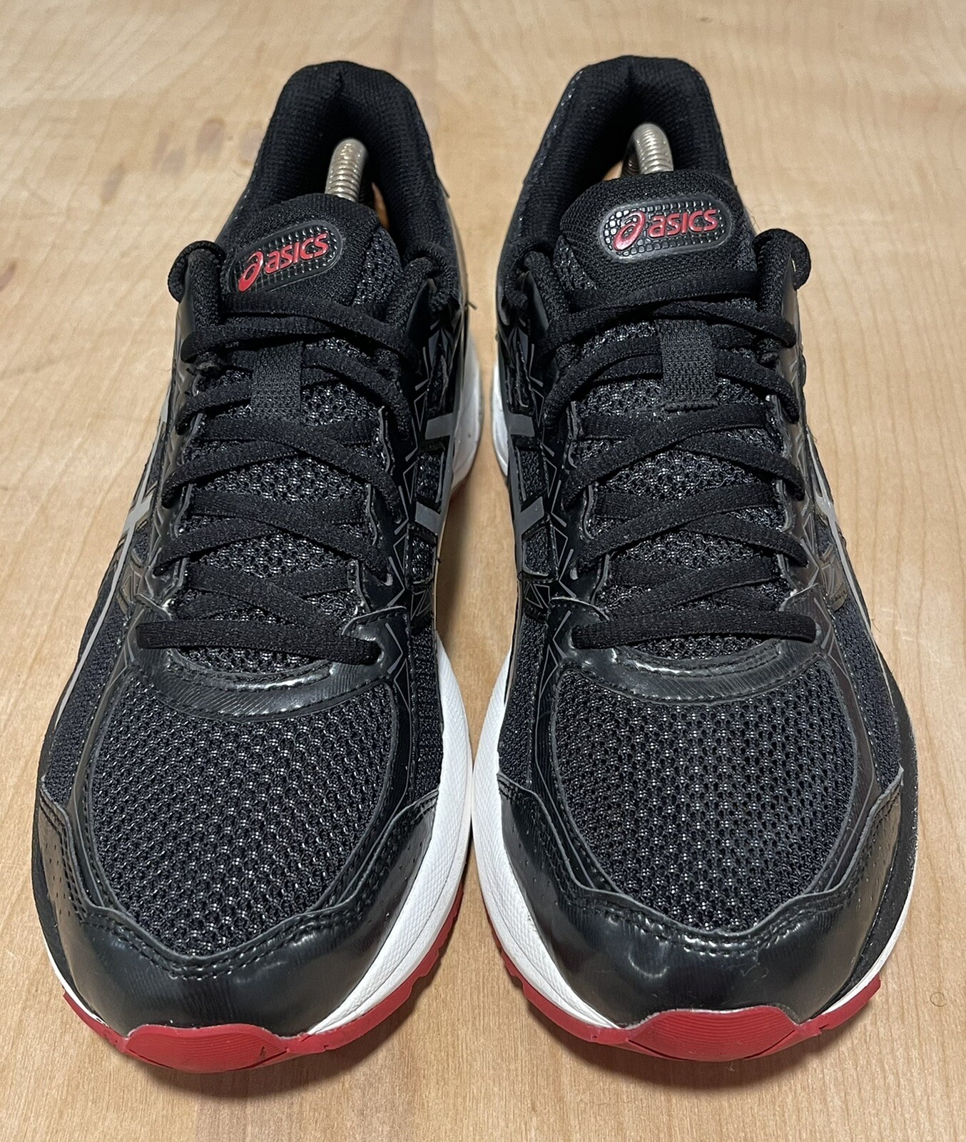 Asics Mens Gel Exalt 3 T616N Black White Silver Runni… - Gem