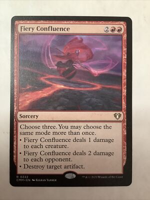 MTG CMM: Fiery Confluence (Sorcery) 0222 Regular Rare | eBay