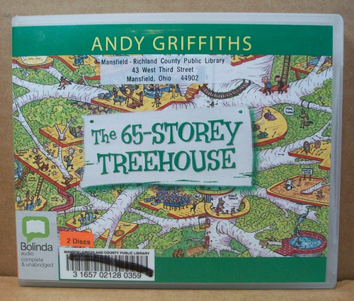 65-Story Treehouse by Andy Griffiths (2018, Compact Disc) for sale ...