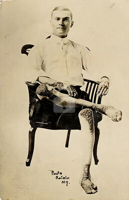 Circus Freak Show Performer Fish Man RPPC Photo Postcard COPY | eBay
