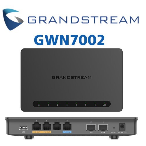 Grandstream Multi-WAN GWN7002 Gigabit VPN Wired Router 4 Gigabit Port 2 ...