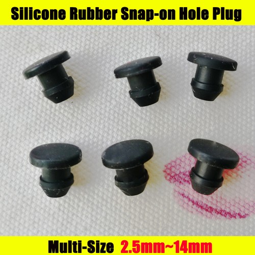 Silicone Rubber Snap-on Hole Plug Blanking End Caps Seal Stopper 2.5 ...